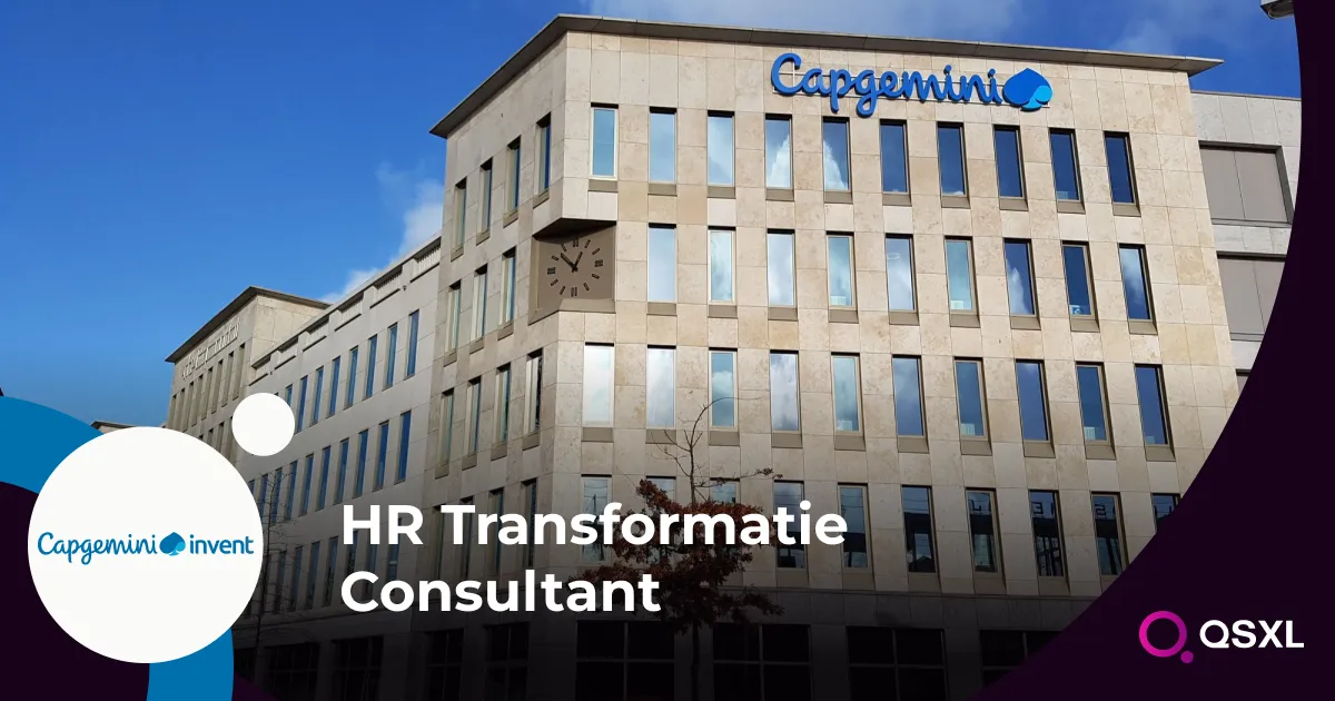 HR Transformatie Consultant - Capgemini | Job Page by QSXL